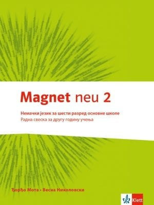 Magnet neu 2, radna sveska za nemački jezik za 6. razred osnovne škole sa CDom Klett