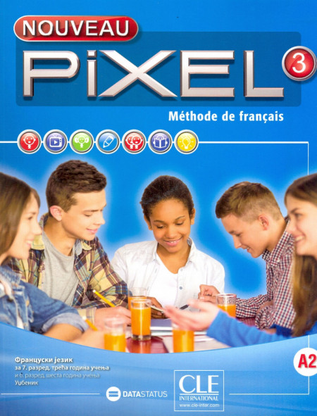 Nouveau Pixel 3, udžbenik iz francuskog jezika za 6. i 7. razred osnovne škole Data status