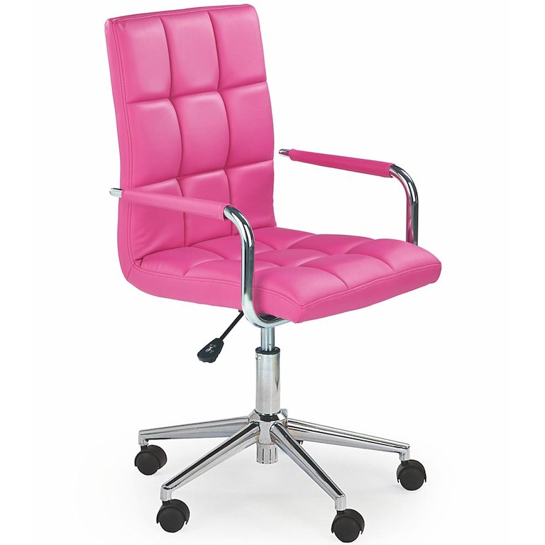 Gonzo kancelarijska stolica 53x60x105 cm roze