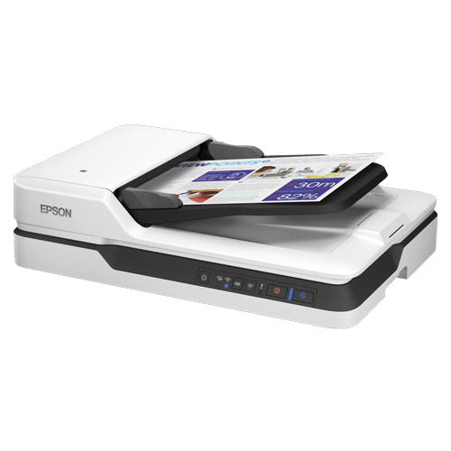 EPSON Skener WorkForce DS-1660W WiFi A4 skener, dokument i položeni skener sa ADF-om, do 1200 x 1200dpi, Strujni adapter