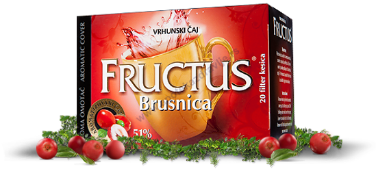 FRUCTUS BRUSNICA 51% filter 44g