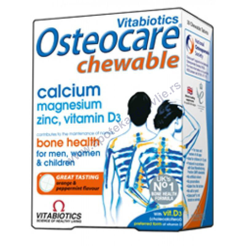 OSTEOCARE CHEWABLE 30 tabl.