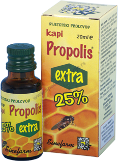 PROPOLIS EXTRA kapi 25% 20ml SIN.