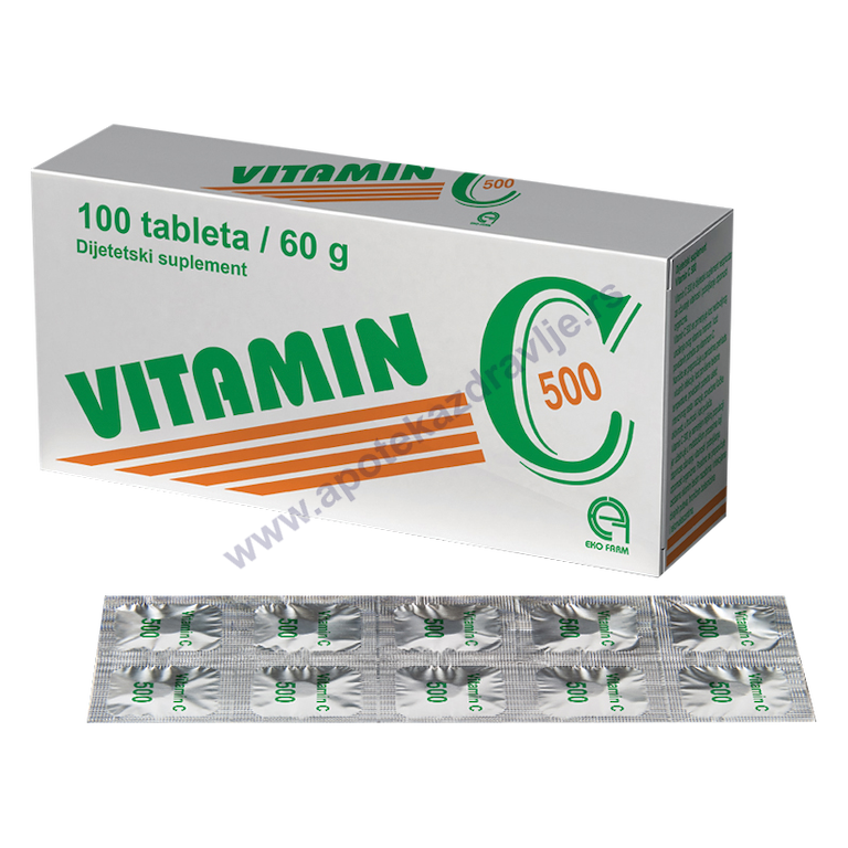 VITAMIN C tabl. 100x500mg EKO FARM