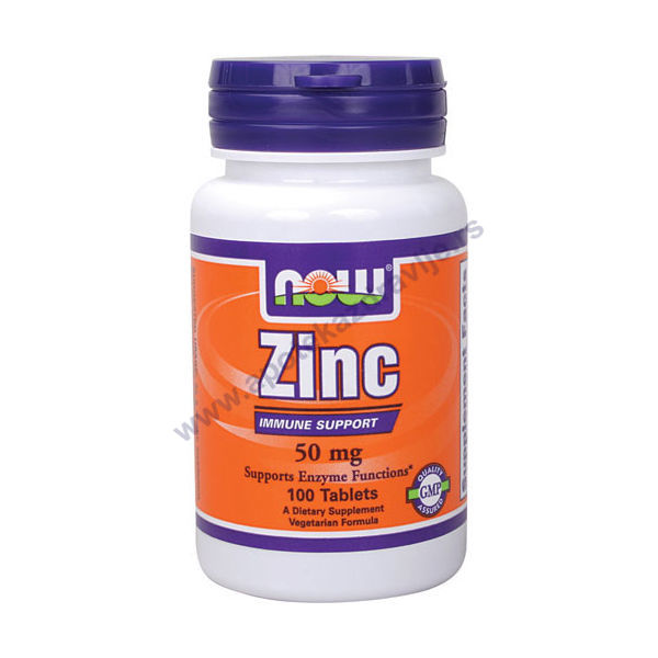 NOW ZINC GLUCONATE caps. 100x50mg