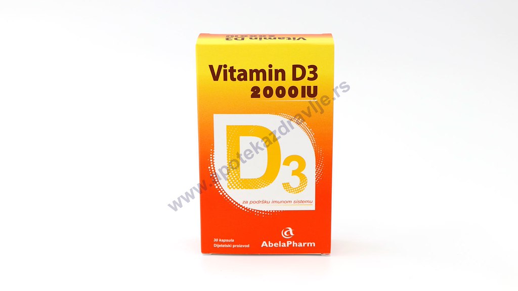 VITAMIN D3 30 caps. ABELA