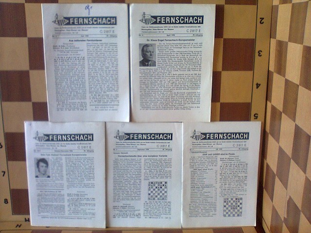 Fernschach-Bulletin 1978 god (5 broja) sah