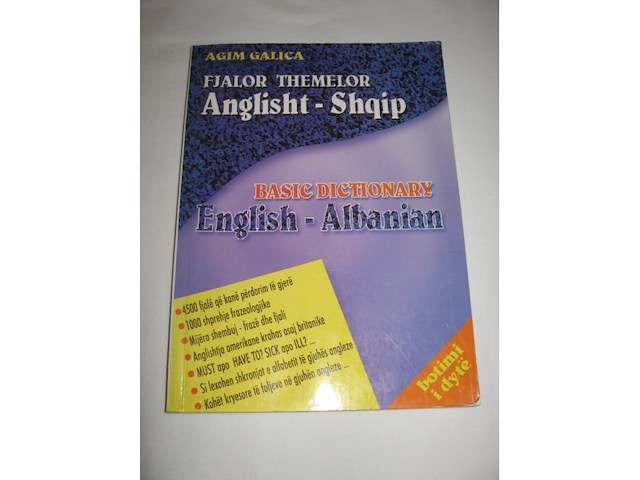 Fjalor englesko-albanski rečnik - Agim Galica
