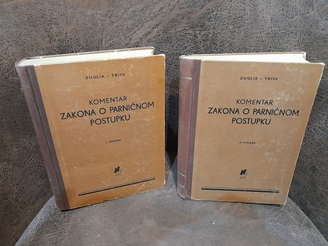 KOMENTAR ZAKONA O PARNIČNOM POSTUPKU / Zuglia-Triva 1-2