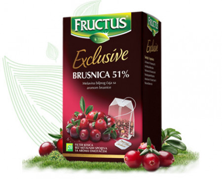 Fructus exclusive brusnica 51%