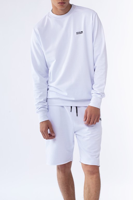 MINIMAL WHITE SWEATSHIRT