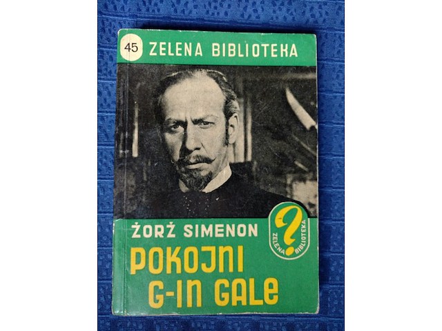 (k) Žorž Simenon - Pokojni g-in Gale