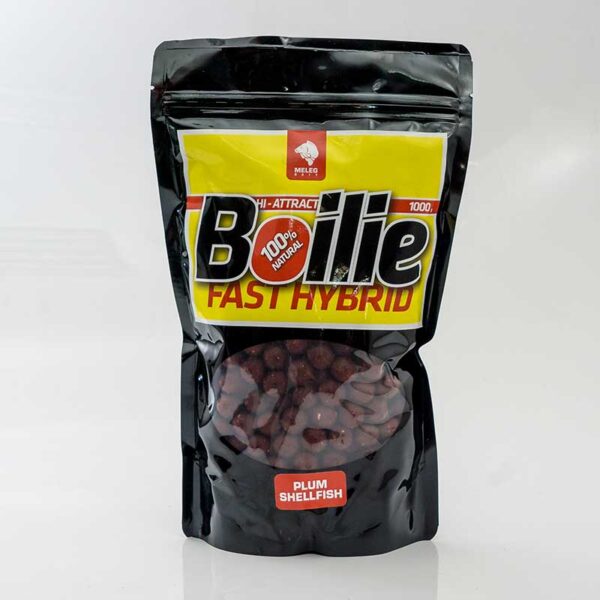 Fast Hybrid boilie – Plum Shellfish 1kg