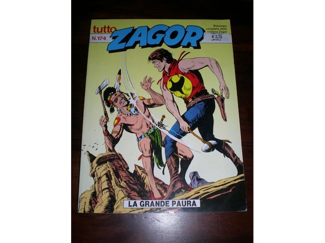 ZAGOR TUTTO 174 LA  GRANDE  PAURA*