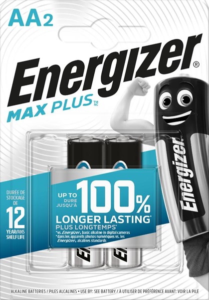 BAT."ENERGIZER"MAX PLUS AA 2/1 26981