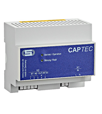 Napajanje sa UPS funkcijom, 24V, 1,3A montaža na DIN šinu
CapTEC 2401