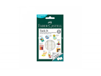 Kreativna traka Faber Castell bela 50gr 1/90 589150 / 187091