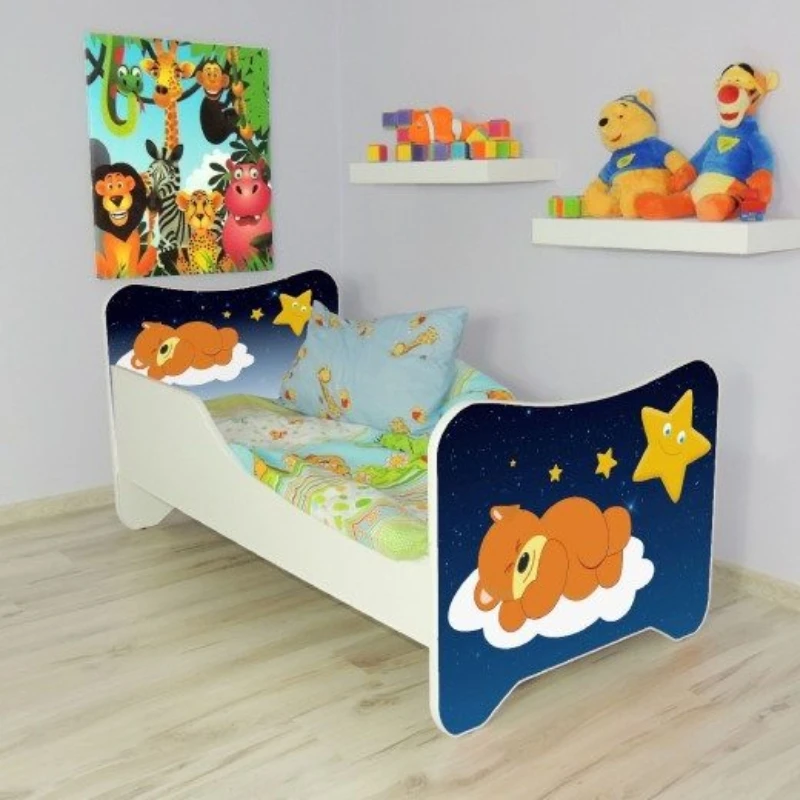 Krevet za decu Happy Kitty - Sleeping Teddy, 160 x 80