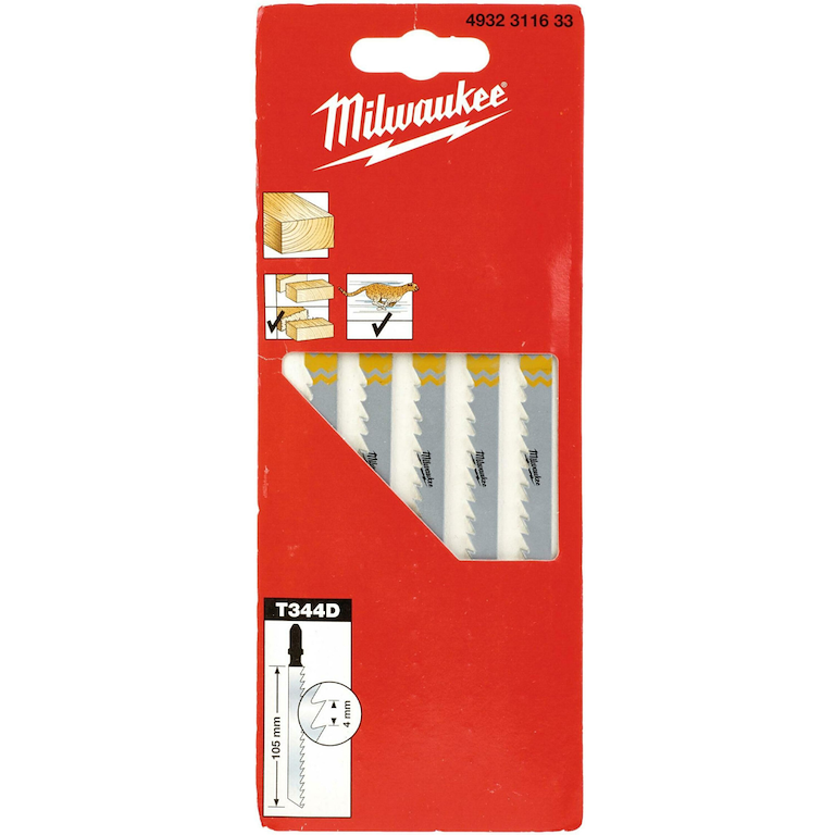 Milwaukee List ubodne testere za drvo, velike brzine, 105 mm, 4932311633