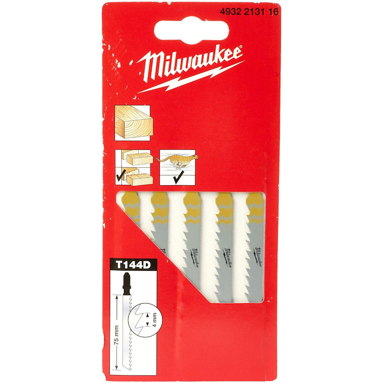 Milwaukee List ubodne testere za drvo, velike brzine, 75 mm, 4932213116