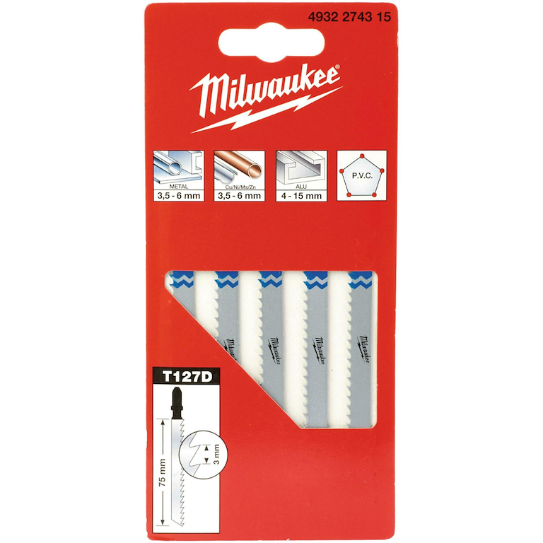 Milwaukee Listovi testere za aluminijum, 75 mm, 4932274315