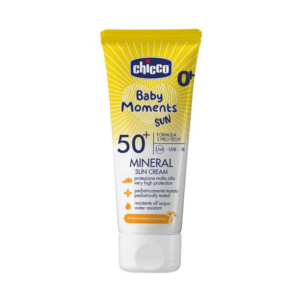 Chicco mineralna krema za suncanje SPF50+, 75ml