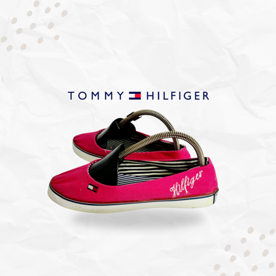 TOMMY HILFIGER PINK SLIP ON ORIGINAL