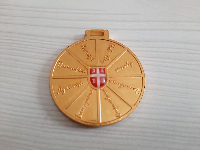 MEDALJA - VOJNA SPOMENICA 1999-2019 VOJSKE SRBIJE