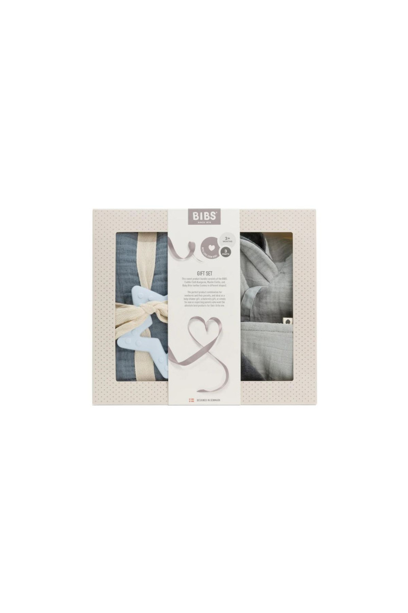 Bibs poklon set za bebe, Baby blue