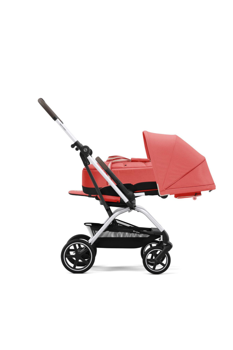 Cybex kolica Eezy S Twist+2,HibiscusRed(sivi ram)