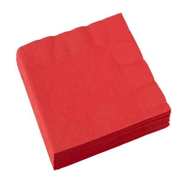 512204066
20 Napkins Apple Red