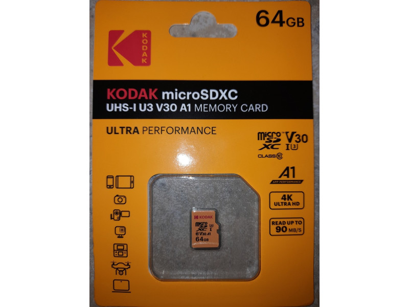 ### NOVO### KODAK MEMORIJSKA MICRO KARTICA 64 GB