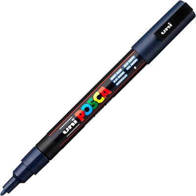 POSCA Marker UNI PC-3M navy blue