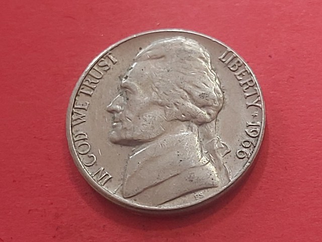 USA  - five cent 1966 god