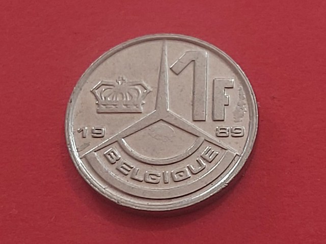 Belgija  - 1 franc 1989 god