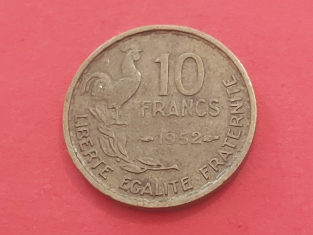 Francuska  - 10 francs 1952 god