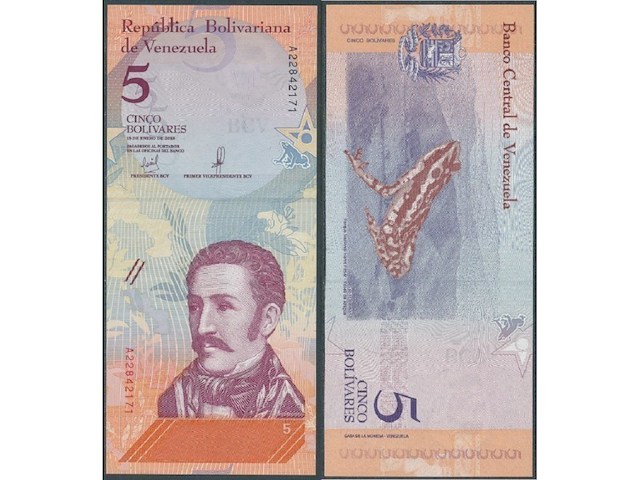 Venecuela 5 bolivares 2018 UNC