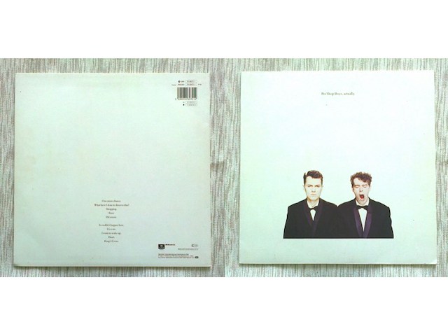 PET SHOP BOYS - Actually (LP) Made in Holland