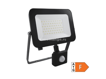 LED reflektor sa PIR senzorom 50W Prosto LRF024SW-50W/BK