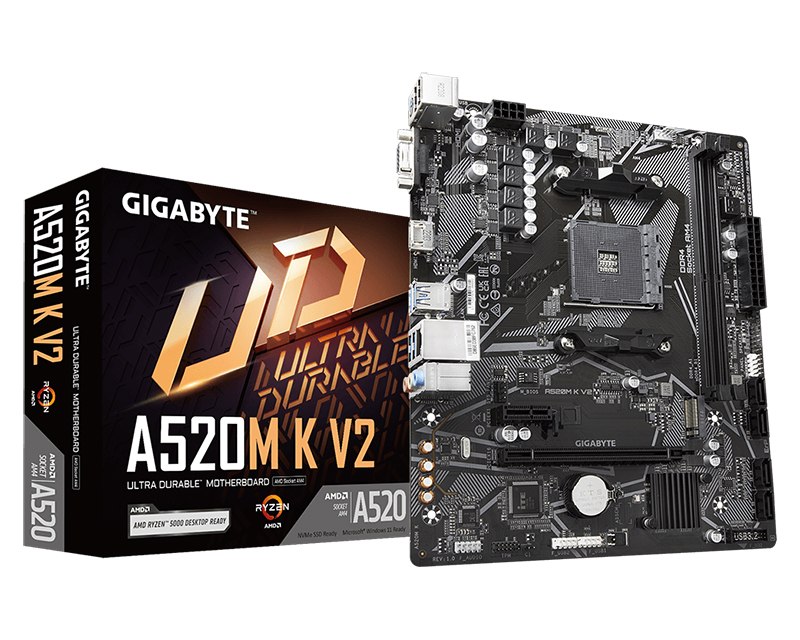 GIGABYTE A520M K V2 rev. 1.x matična ploča