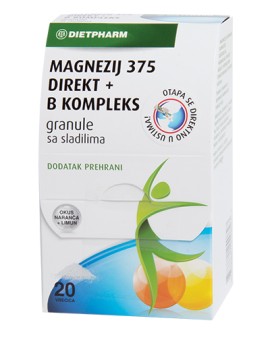 MAGNEZIJUM 375 DIREKT + B-KOMPLEKS