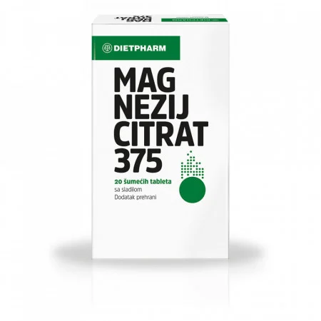 DIETPHARM MAGNEZIJUM-CITRAT 20 šumećih tableta