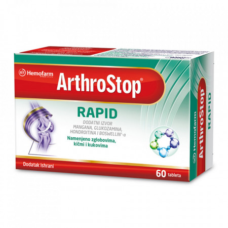 ARTHROSTOP RAPID 60 TABLETA