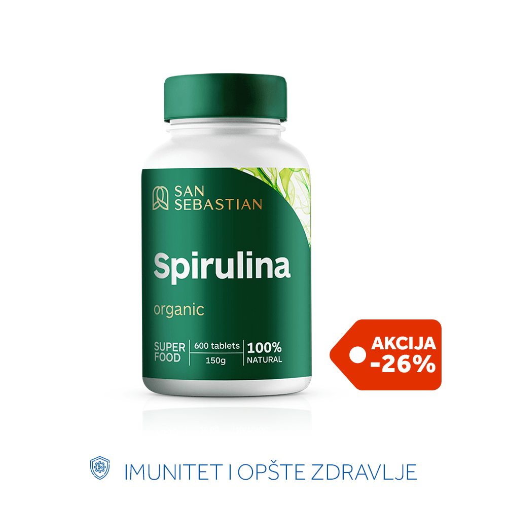 San Sebastian Spirulina Organic 600 tableta