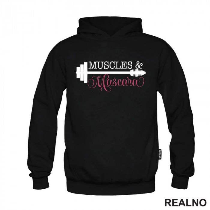 MUSCLES AND MASCARA - WHITE AND PINK - TRENING - DUKS
