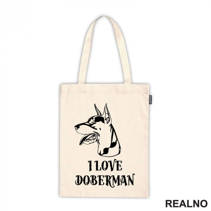 I LOVE DOBERMAN - PORTRET - PAS - DOG - CEGER