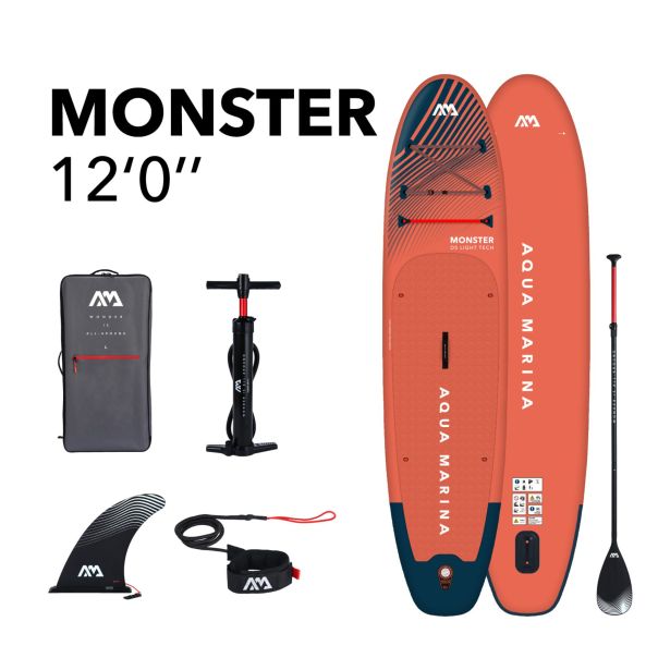 AQUA MARINA Sup set daska MONSTER - iSUP 12'0" BT-23MOP