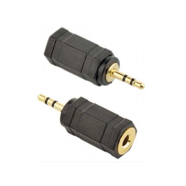 GEMBIRD Audio adapter, 3.5 mm ženski na 2.5 mm muški, A-3.5F-2.5M