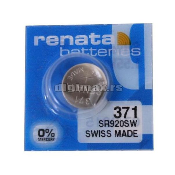 RENATA Baterija 371 1,55V Srebro oksid, 1kom