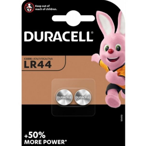 DURACELL Baterije LR44 1.5 V, Alkalne, 2 kom (cena po komadu)